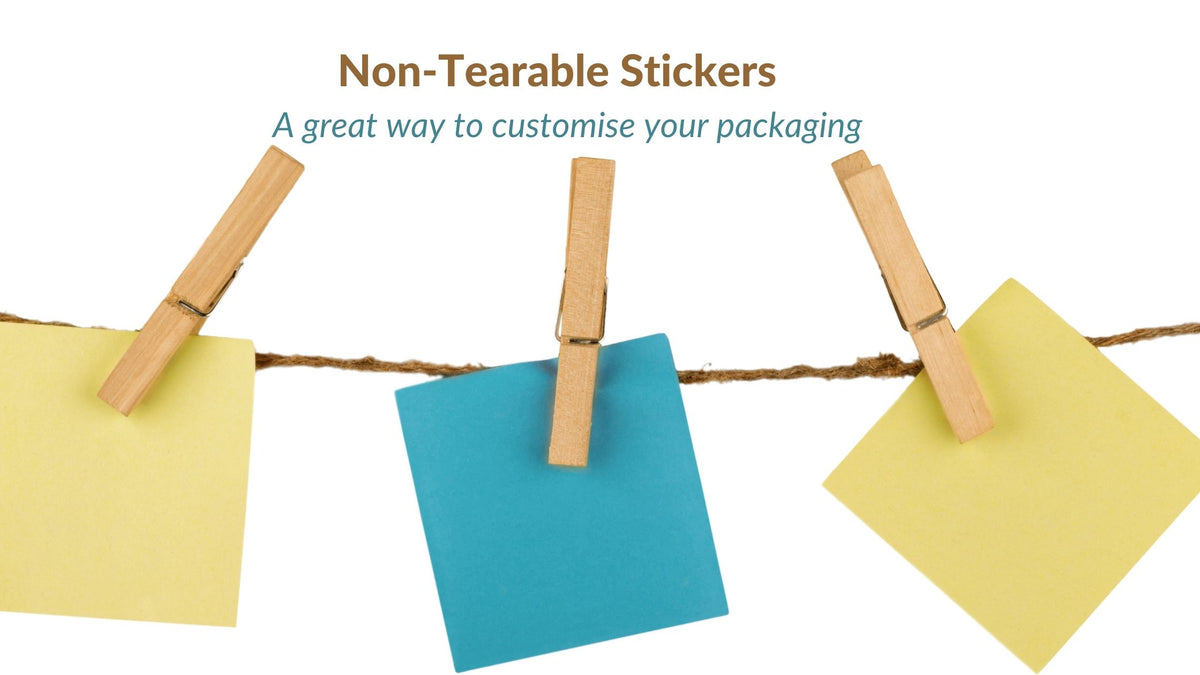 Non-Tearable Stickers - A great way to customise your packaging– Schmancy