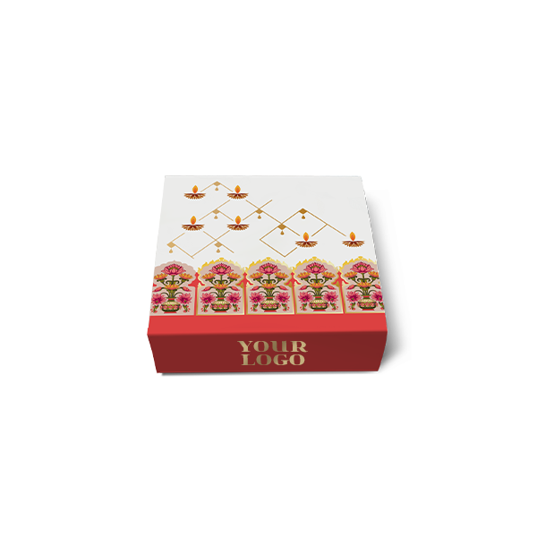 Sliding/Chocolate Box for 4 - 8x8x3cm - Imperial Red Chitrakaari Box ...